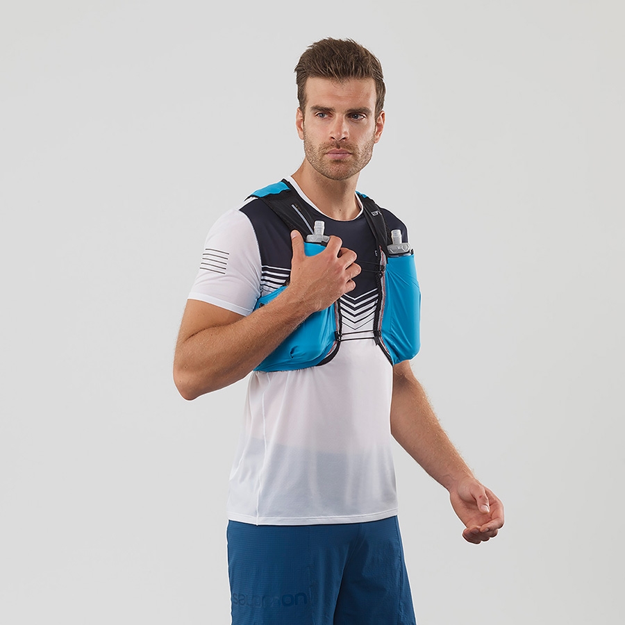 Salomon S/Lab Sense Ultra 8 Set Blue - PlatouSport