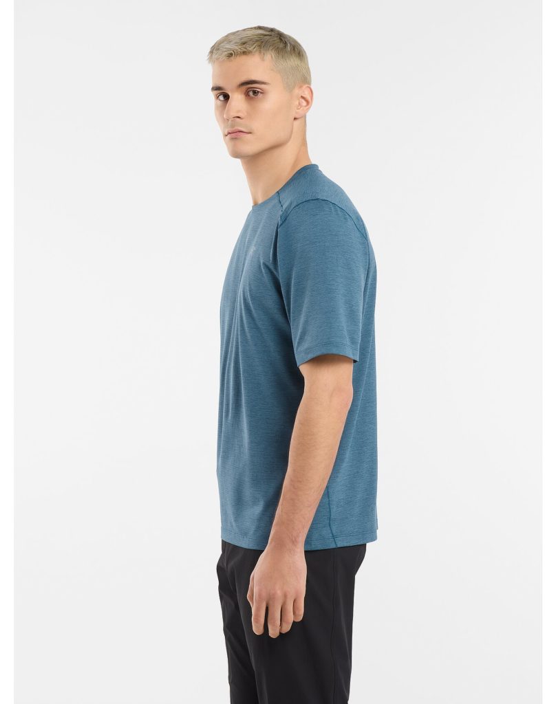 Arc'teryx Cormac Crew SS Mens Serene Heather - PlatouSport